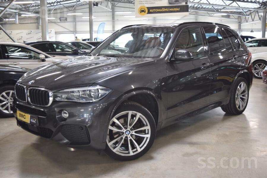 Pelēks BMW X5 2017 Rīga, ar dzinēja tilpumu 3.00 L un nobraukumu 165 tūkst. km par 28900 €, foto 1 vietnē AUTOMOTO.COM.LV