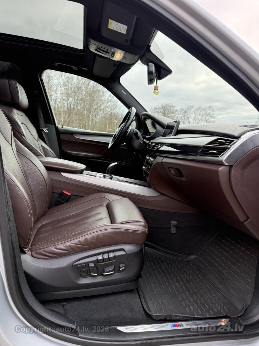 Grey BMW X5 2017 in Narva, with an engine capacity of 3.00 L and mileage of 194 thousand km for 33000 €, photo 10 on AUTOMOTO.COM.LV