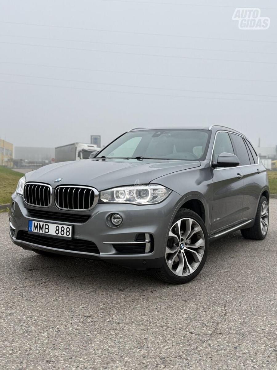 Pelēks BMW X5 2017 Viļņa, ar dzinēja tilpumu 3.00 L un nobraukumu 104 tūkst. km par 20500 €, foto 1 vietnē AUTOMOTO.COM.LV