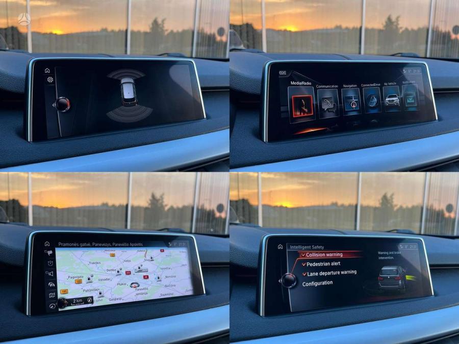 Grey BMW X5 2017 in Panevezys, with an engine capacity of 2.00 L and mileage of 202 thousand km for 16000 €, photo 20 on AUTOMOTO.COM.LV