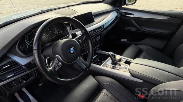 Grey BMW X5 2017 in Liepaja, with an engine capacity of 3.00 L and mileage of 164 thousand km for 22500 €, photo 5 on AUTOMOTO.COM.LV