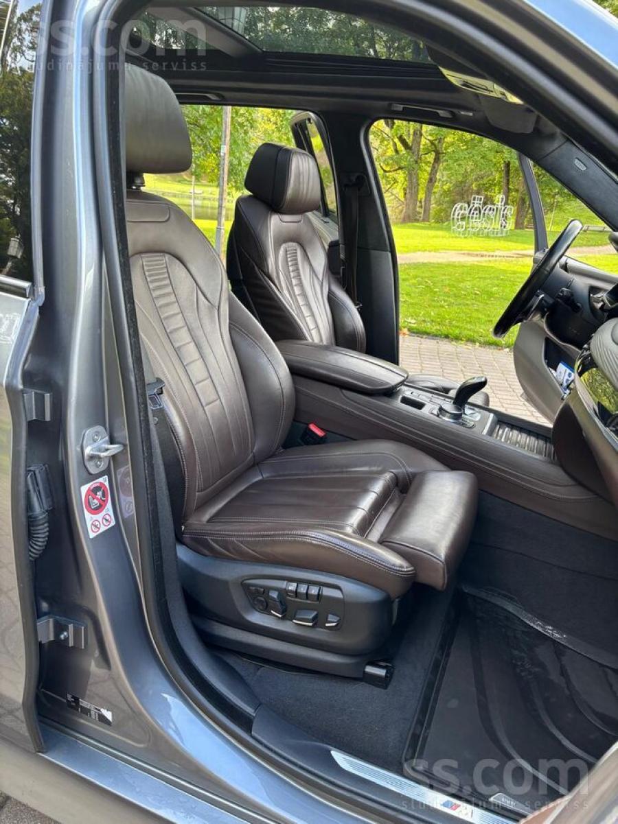 Pelēks BMW X5 2017 Cēsis, ar dzinēja tilpumu 3.00 L un nobraukumu 202 tūkst. km par 28200 €, foto 13 vietnē AUTOMOTO.COM.LV