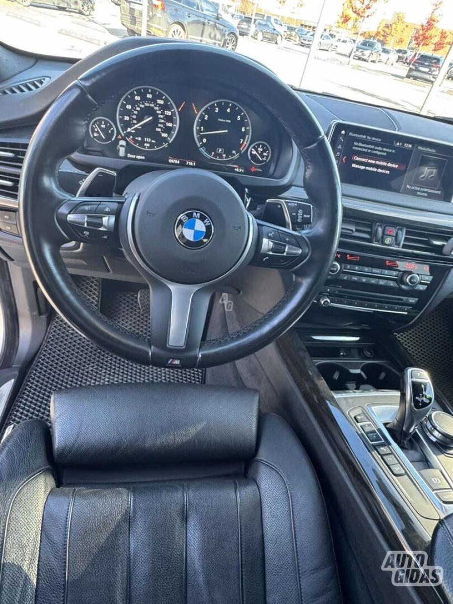 Grey BMW X5 2018 in Klaipeda, with an engine capacity of 3.00 L and mileage of 70 thousand km for 26300 €, photo 15 on AUTOMOTO.COM.LV