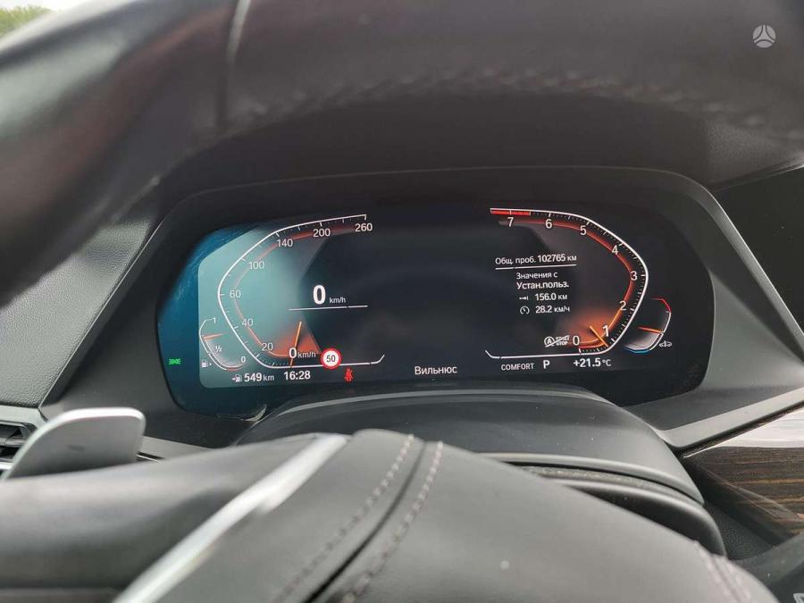 Серый БМВ Х5 2019 в Вильнюс, объемом двигателя 3.00 л и пробегом 103 тыс. км за 42700 €, фото 15 на AUTOMOTO.COM.LV