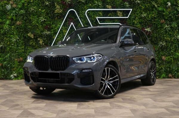 Pelēks BMW X5 2021 Viļņa, ar dzinēja tilpumu 2.99 L un nobraukumu 106 tūkst. km par 58898 €, foto 1 vietnē AUTOMOTO.COM.LV