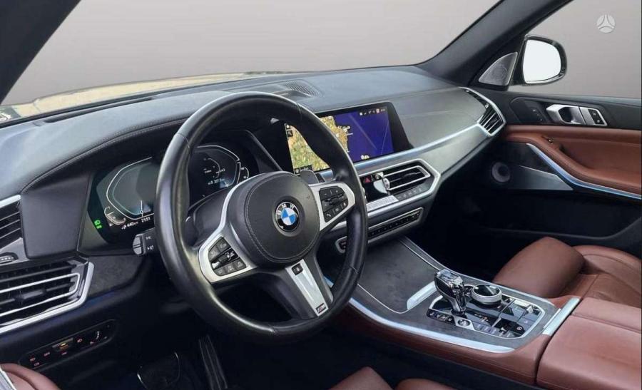 Pelēks BMW X5 2021 Viļņa, ar dzinēja tilpumu 3.00 L un nobraukumu 108 tūkst. km par 59500 €, foto 8 vietnē AUTOMOTO.COM.LV