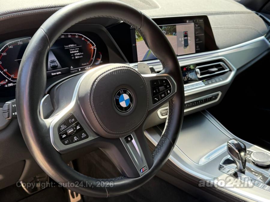 Grey BMW X5 2022 in Tallinn, with an engine capacity of 3.00 L and mileage of 66 thousand km for 60999 €, photo 20 on AUTOMOTO.COM.LV