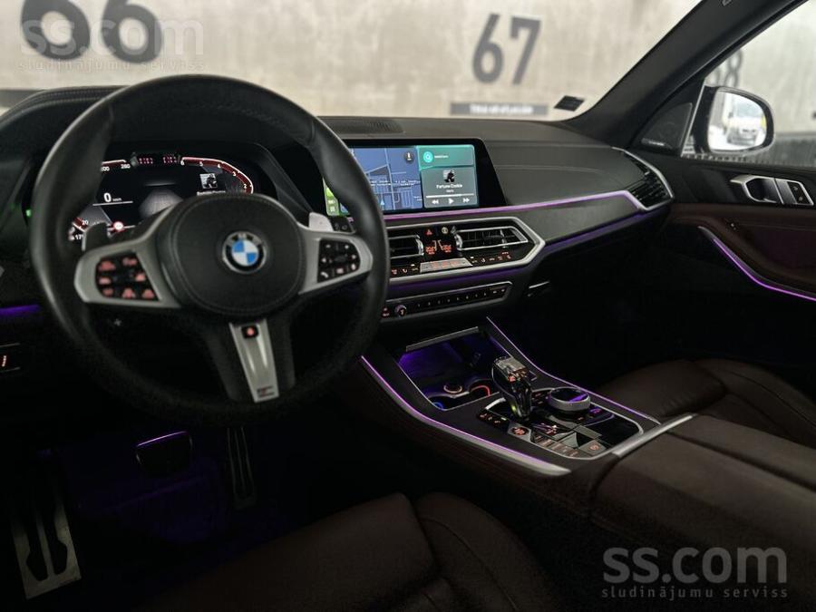 Pelēks BMW X5 2022 Rīga, ar dzinēja tilpumu 3.00 L un nobraukumu 152 tūkst. km par 55500 €, foto 24 vietnē AUTOMOTO.COM.LV