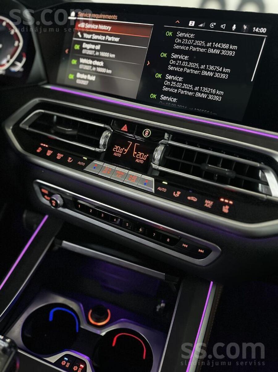 Pelēks BMW X5 2022 Rīga, ar dzinēja tilpumu 3.00 L un nobraukumu 152 tūkst. km par 53990 €, foto 33 vietnē AUTOMOTO.COM.LV