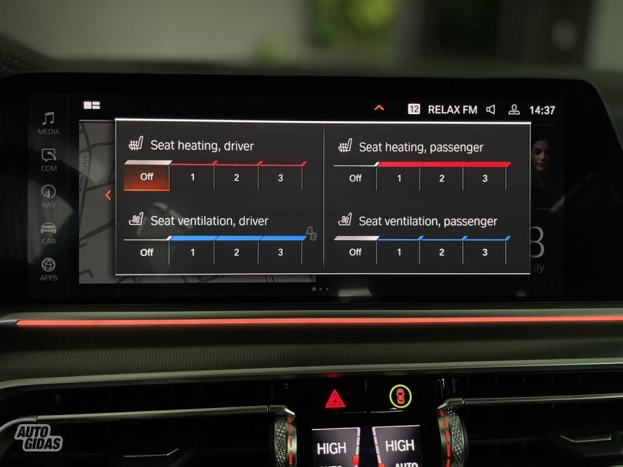 Pelēks BMW X5 2022 Klaipėda, ar dzinēja tilpumu 3.00 L un nobraukumu 113 tūkst. km par 57223 €, foto 19 vietnē AUTOMOTO.COM.LV