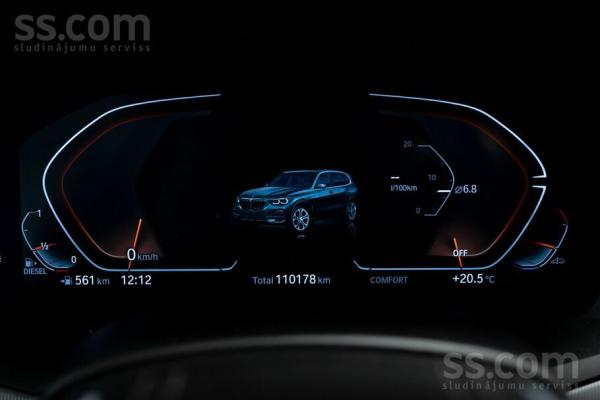 Pelēks BMW X5 2023 Rīga, ar dzinēja tilpumu 3.00 L un nobraukumu 110 tūkst. km par 42500 €, foto 7 vietnē AUTOMOTO.COM.LV