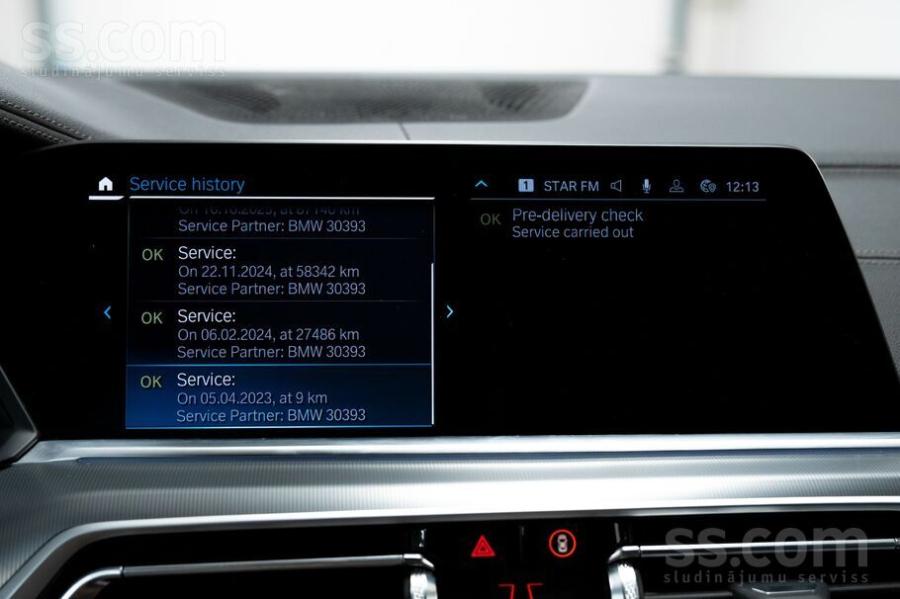 Pelēks BMW X5 2023 Rīga, ar dzinēja tilpumu 3.00 L un nobraukumu 110 tūkst. km par 42500 €, foto 13 vietnē AUTOMOTO.COM.LV