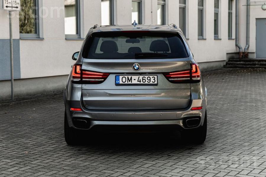 Pelēks BMW X5 2017 Ogre, ar dzinēja tilpumu 2.00 L un nobraukumu 194 tūkst. km par 22500 €, foto 8 vietnē AUTOMOTO.COM.LV
