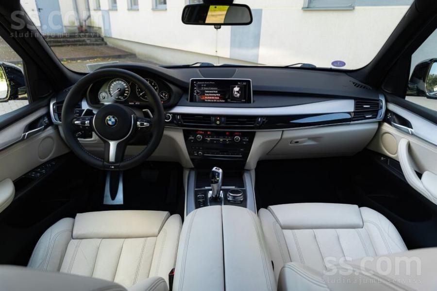 Pelēks BMW X5 2017 Ogre, ar dzinēja tilpumu 2.00 L un nobraukumu 194 tūkst. km par 22500 €, foto 12 vietnē AUTOMOTO.COM.LV