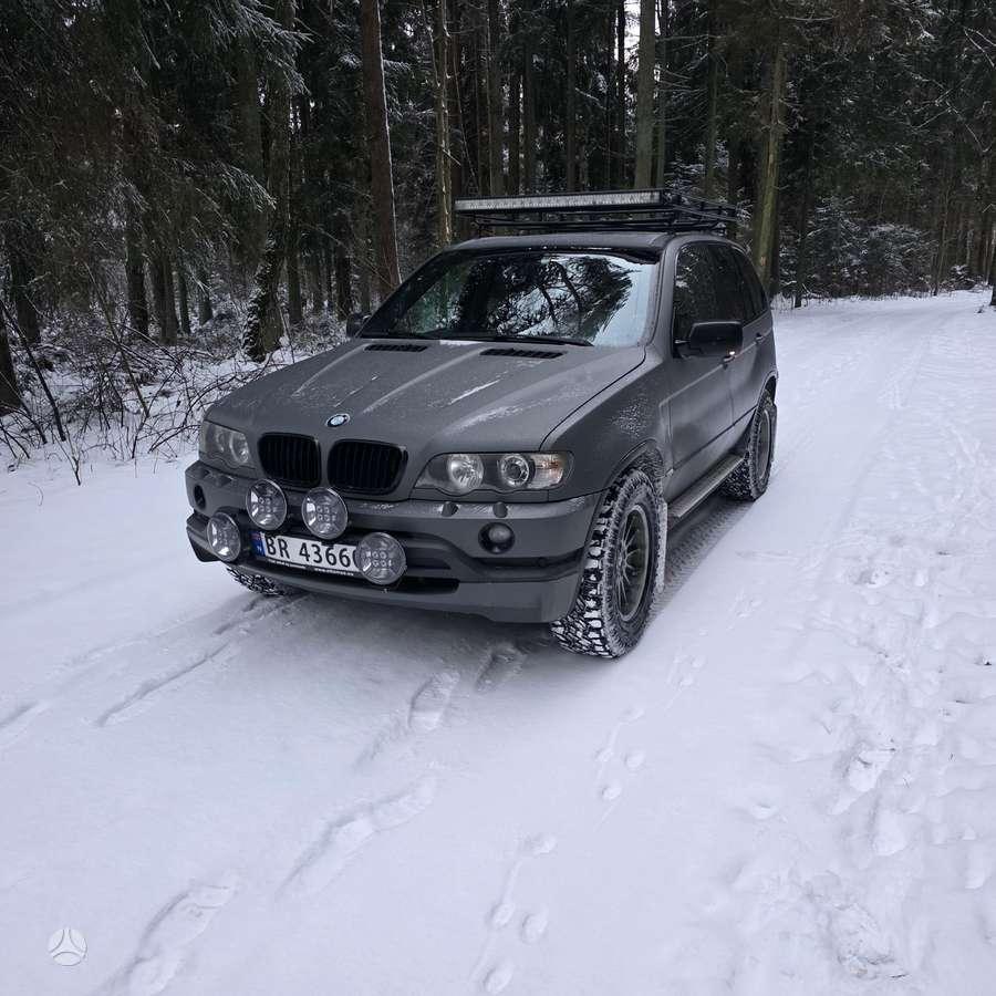 Серый БМВ Х5 2001 в Кельме, объемом двигателя 3.00 л и пробегом 388 тыс. км за 3950 €, фото 3 на AUTOMOTO.COM.LV