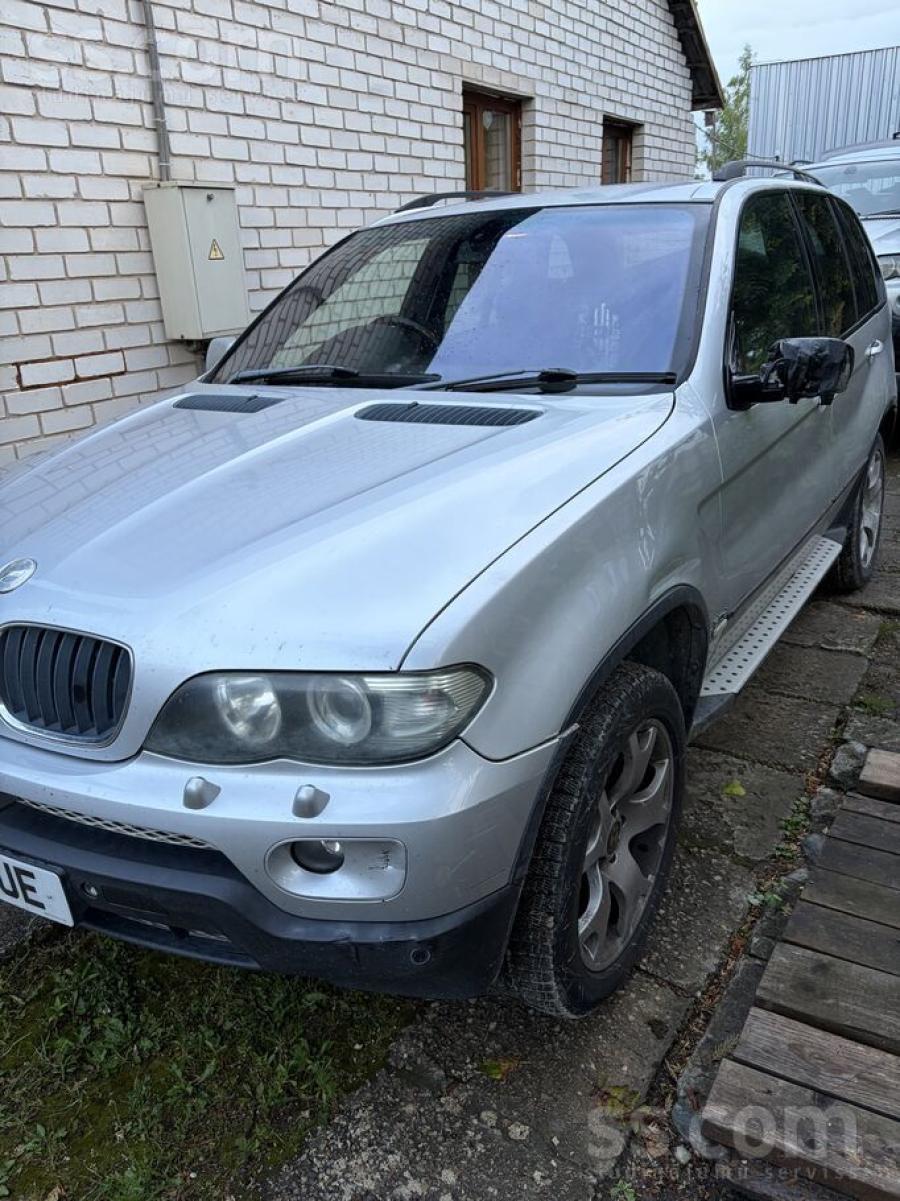 Grey BMW X5 2005 in Jelgava, with an engine capacity of 3.00 L and mileage of 250 thousand km for 2400 €, photo 4 on AUTOMOTO.COM.LV