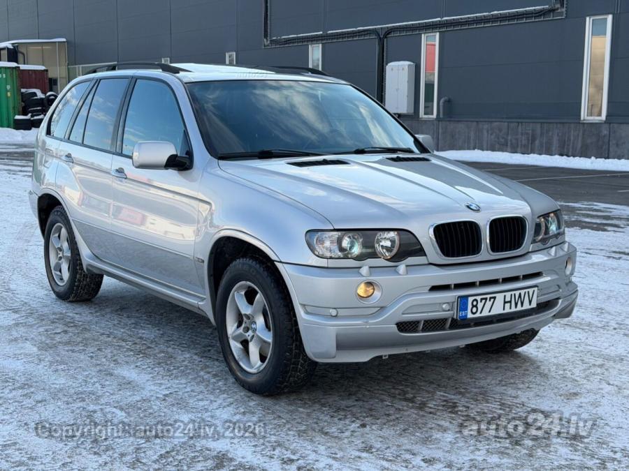 Grey BMW X5 2001 in Tallinn, with an engine capacity of 2.90 L and mileage of 436 thousand km for 4300 €, photo 1 on AUTOMOTO.COM.LV