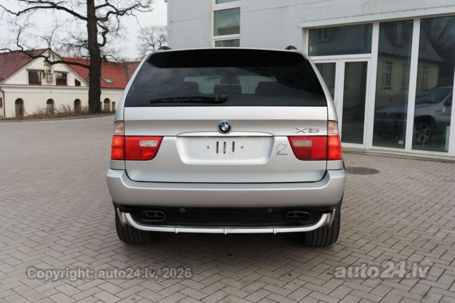 Grey BMW X5 2002 in Tartu, with an engine capacity of 4.60 L and mileage of 214 thousand km for 9500 €, photo 5 on AUTOMOTO.COM.LV