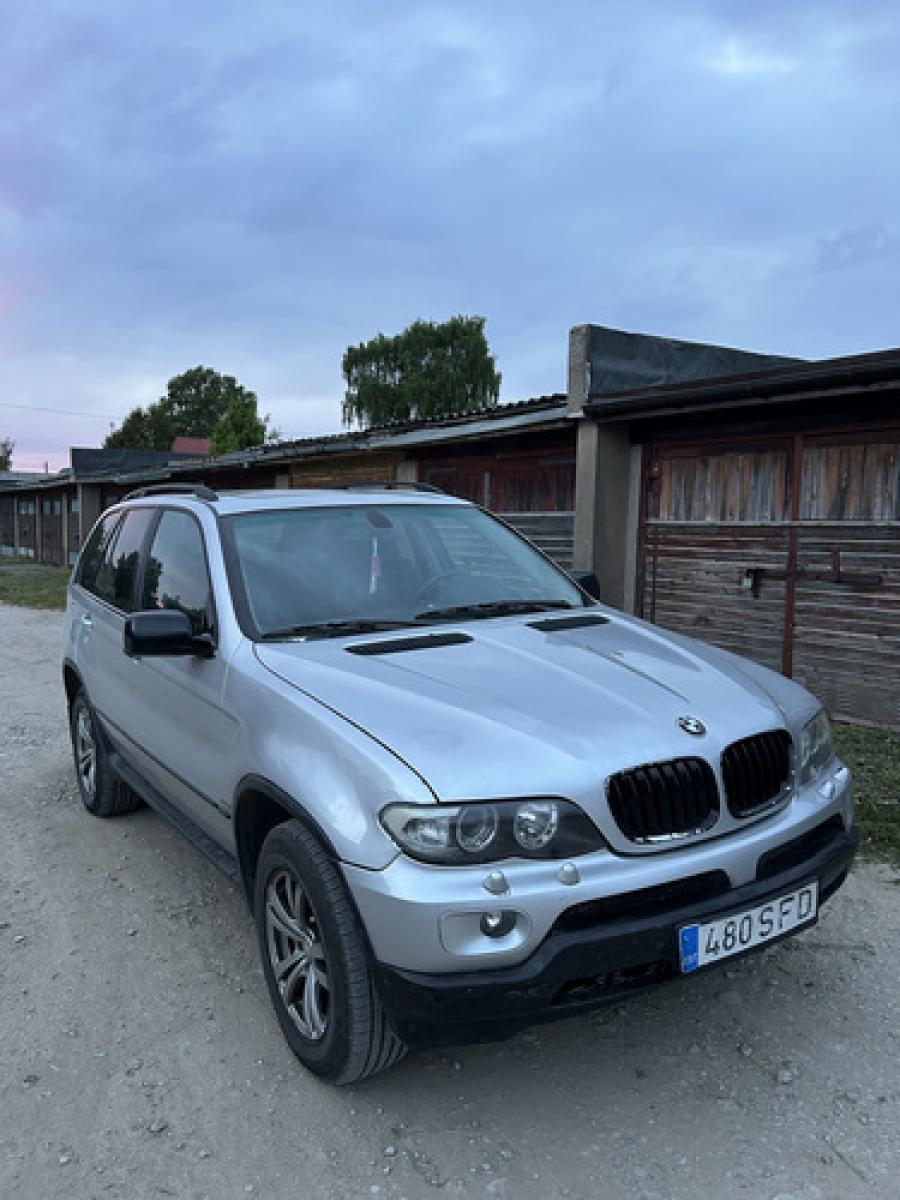 Grey BMW X5 2003 in Rakvere, with an engine capacity of 3.00 L and mileage of 415 thousand km for 3700 €, photo 4 on AUTOMOTO.COM.LV
