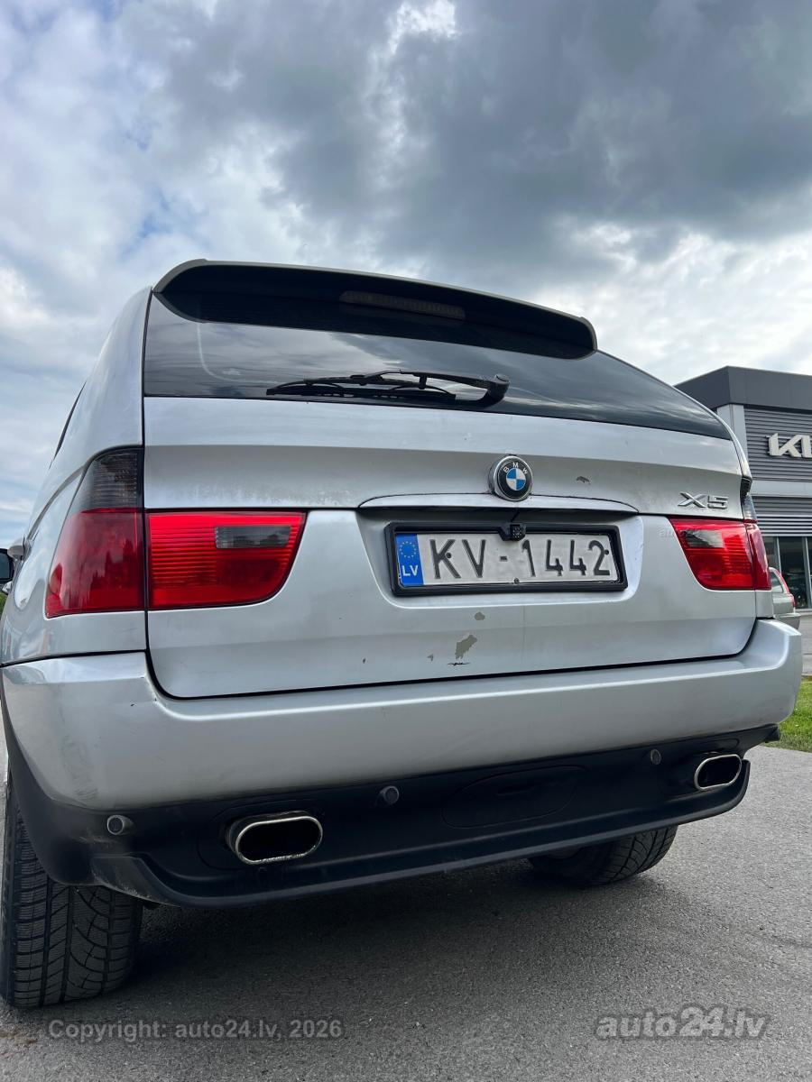 Pelēks BMW X5 2003 Narva, ar dzinēja tilpumu 3.00 L un nobraukumu 370 tūkst. km par 1499 €, foto 13 vietnē AUTOMOTO.COM.LV