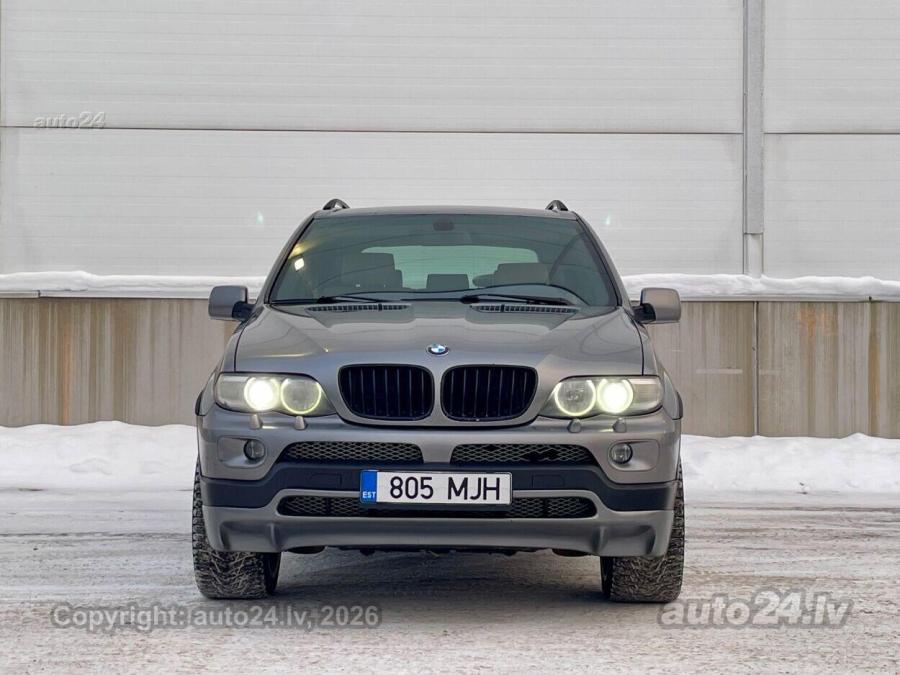 Grey BMW X5 2004 in Narva, with an engine capacity of 3.00 L and mileage of 346 thousand km for 7200 €, photo 5 on AUTOMOTO.COM.LV