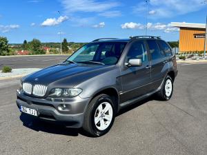 Grey BMW X5 2004 in Narva, with an engine capacity of 3.00 L and mileage of 336 thousand km for 3699 €, photo  on AUTOMOTO.COM.LV