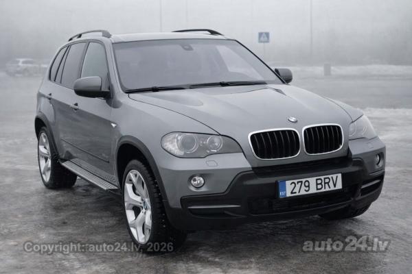 Pelēks BMW X5 2008 Narva, ar dzinēja tilpumu 3.00 L un nobraukumu 425 tūkst. km par 5999 €, foto 1 vietnē AUTOMOTO.COM.LV