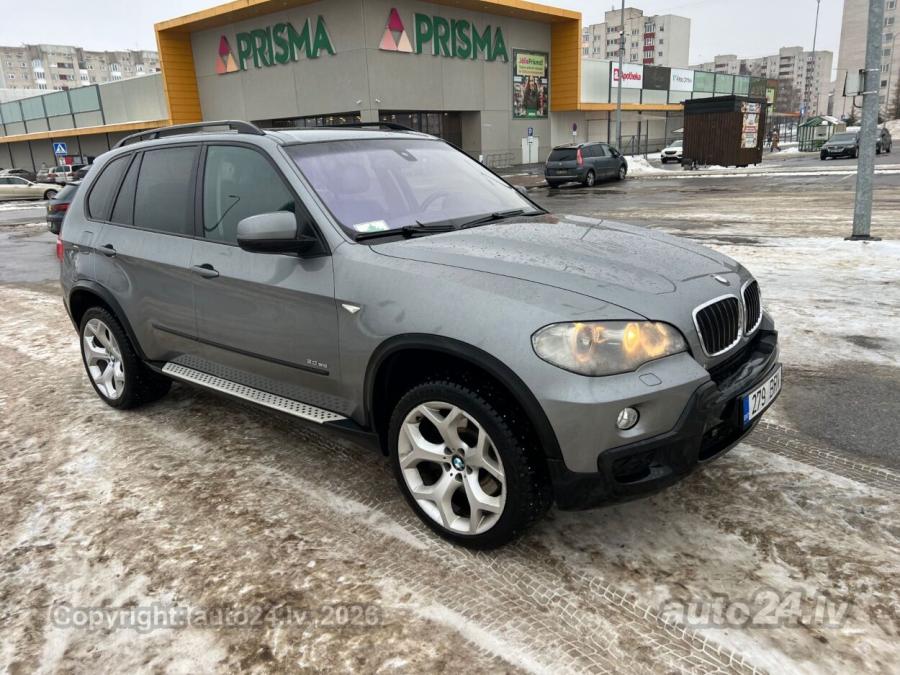 Grey BMW X5 2008 in Narva, with an engine capacity of 3.00 L and mileage of 425 thousand km for 5999 €, photo 11 on AUTOMOTO.COM.LV
