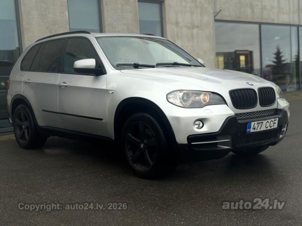 Grey BMW X5 2008 in Tallinn, with an engine capacity of 3.00 L and mileage of 383 thousand km for 7500 €, photo 2 on AUTOMOTO.COM.LV