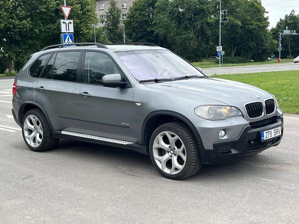 Grey BMW X5 2008 in Narva, with an engine capacity of 3.00 L and mileage of 426 thousand km for 4999 €, photo 2 on AUTOMOTO.COM.LV