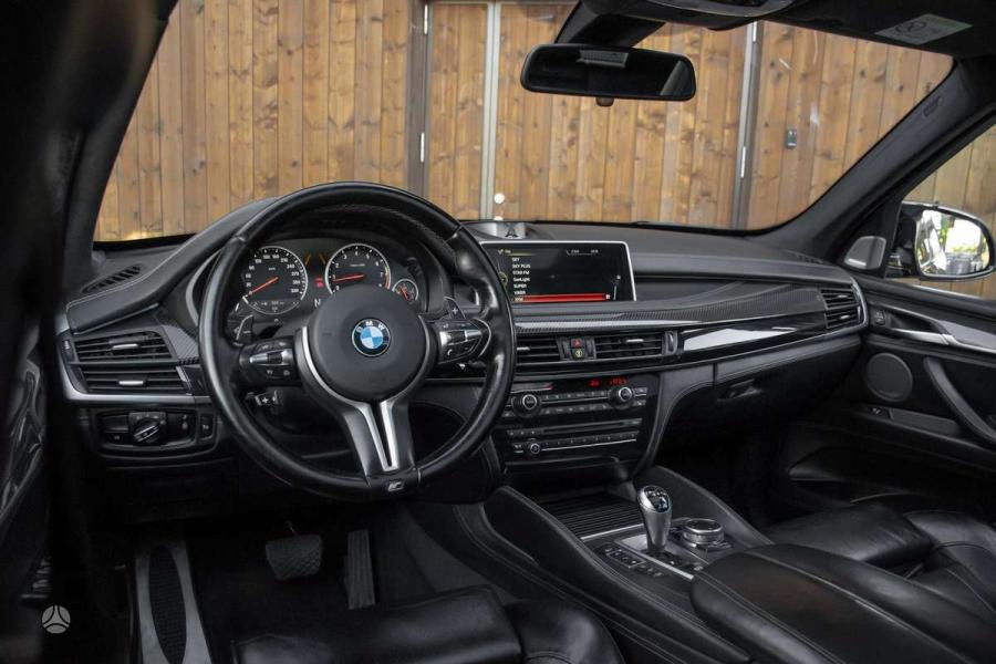 Melns BMW X5 M 2016 Plungė, ar dzinēja tilpumu 4.40 L un nobraukumu 204 tūkst. km par 29500 €, foto 8 vietnē AUTOMOTO.COM.LV