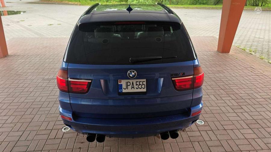 Blue BMW X5 M 2011 in Kedainiai, with an engine capacity of 4.40 L and mileage of 270 thousand km for 19999 €, photo 13 on AUTOMOTO.COM.LV