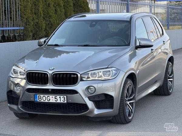 Pelēks BMW X5 M 2015 Viļņa, ar dzinēja tilpumu 4.40 L un nobraukumu 189 tūkst. km par 27500 €, foto 1 vietnē AUTOMOTO.COM.LV