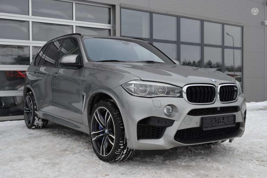 Grey BMW X5 M 2016 in Vilnius, with an engine capacity of 4.40 L and mileage of 184 thousand km for 32000 €, photo 4 on AUTOMOTO.COM.LV