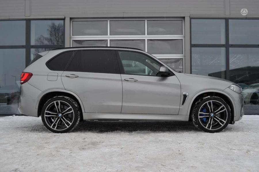 Grey BMW X5 M 2016 in Vilnius, with an engine capacity of 4.40 L and mileage of 184 thousand km for 32000 €, photo 5 on AUTOMOTO.COM.LV