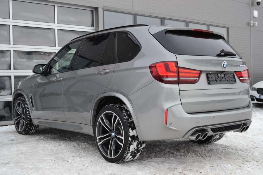 Grey BMW X5 M 2016 in Vilnius, with an engine capacity of 4.40 L and mileage of 184 thousand km for 32000 €, photo 7 on AUTOMOTO.COM.LV