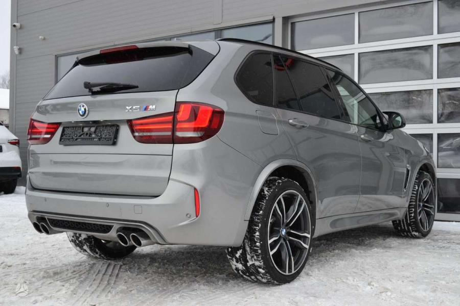 Grey BMW X5 M 2016 in Vilnius, with an engine capacity of 4.40 L and mileage of 184 thousand km for 32000 €, photo 9 on AUTOMOTO.COM.LV