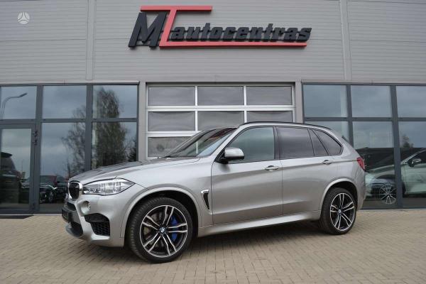 Pelēks BMW X5 M 2016 Viļņa, ar dzinēja tilpumu 4.40 L un nobraukumu 184 tūkst. km par 30000 €, foto 1 vietnē AUTOMOTO.COM.LV