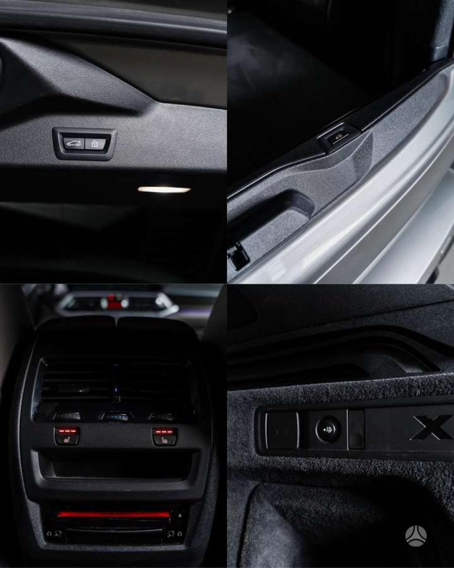 Pelēks BMW X5 M 2022 Viļņa, ar dzinēja tilpumu 4.40 L un nobraukumu 62 tūkst. km par 77000 €, foto 35 vietnē AUTOMOTO.COM.LV