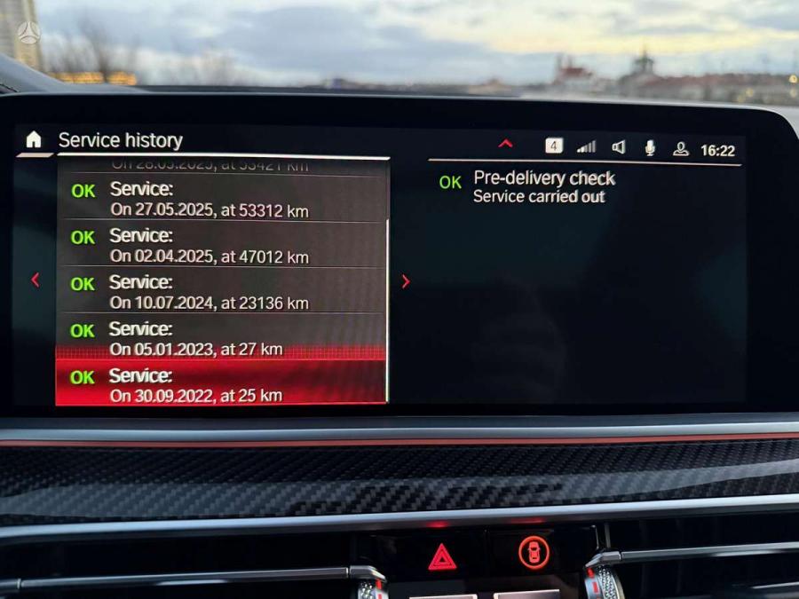 Серый БМВ Х5 М 2023 в Вильнюс, объемом двигателя 4.40 л и пробегом 72 тыс. км за 91900 €, фото 30 на AUTOMOTO.COM.LV