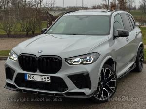 Grey BMW X5 M 2020 in Riga, with an engine capacity of 4.40 L and mileage of 106 thousand km for 67900 €, photo  on AUTOMOTO.COM.LV