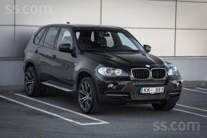 Orange BMW X5 2007 in Riga, with an engine capacity of 3.00 L and mileage of 258 thousand km for 9552 €, photo 4 on AUTOMOTO.COM.LV