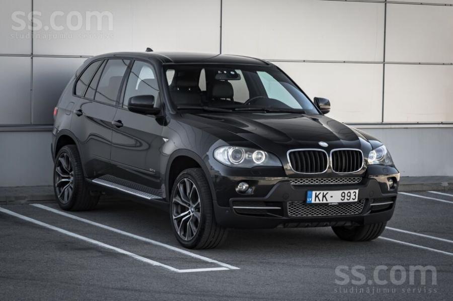 Orange BMW X5 2007 in Riga, with an engine capacity of 3.00 L and mileage of 258 thousand km for 9552 €, photo 4 on AUTOMOTO.COM.LV