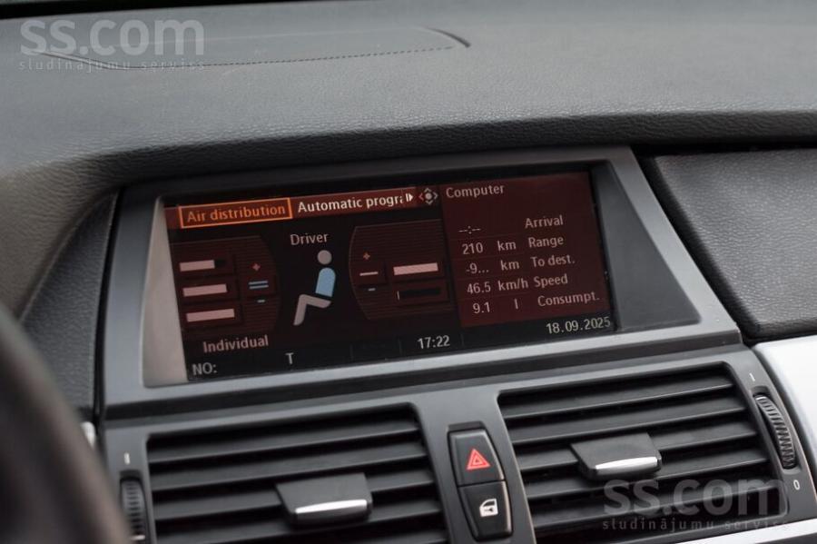 Orange BMW X5 2007 in Riga, with an engine capacity of 3.00 L and mileage of 258 thousand km for 9552 €, photo 27 on AUTOMOTO.COM.LV