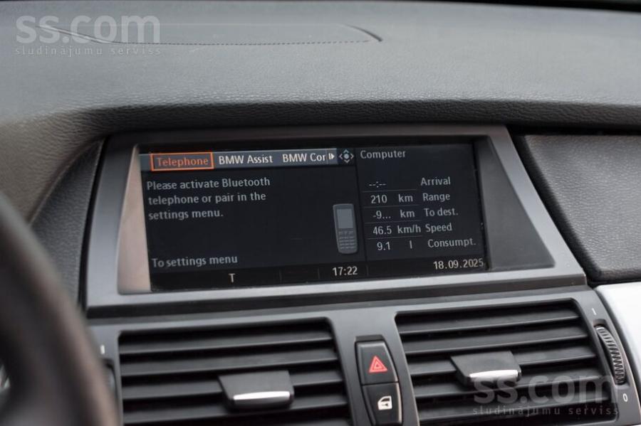 Orange BMW X5 2007 in Riga, with an engine capacity of 3.00 L and mileage of 258 thousand km for 9552 €, photo 28 on AUTOMOTO.COM.LV