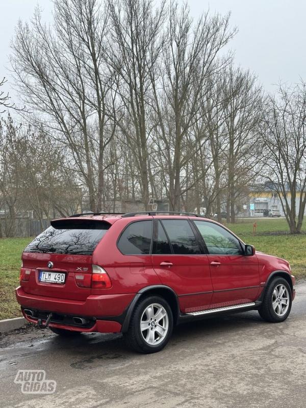 Sarkans BMW X5 2002 Šauļi, ar dzinēja tilpumu 4.60 L un nobraukumu 230 tūkst. km par 5500 €, foto 4 vietnē AUTOMOTO.COM.LV