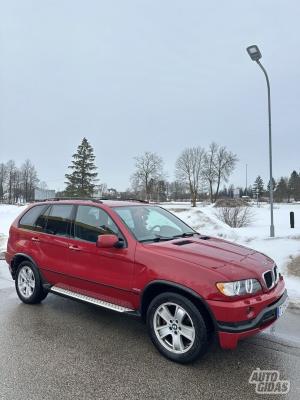Red BMW X5 2002 in Siauliai, with an engine capacity of 4.60 L and mileage of 231 thousand km for 4200 €, photo  on AUTOMOTO.COM.LV