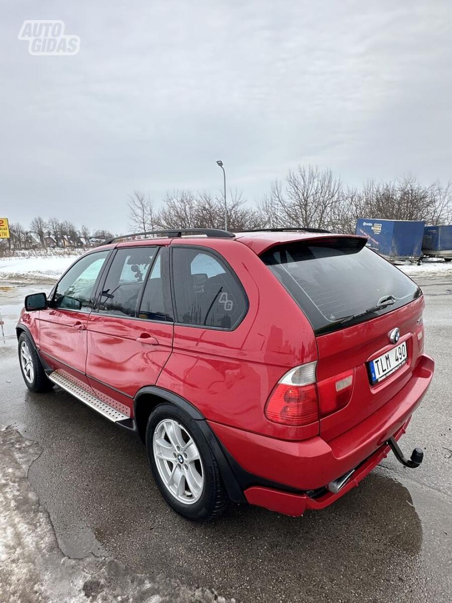 Red BMW X5 2002 in Siauliai, with an engine capacity of 4.60 L and mileage of 231 thousand km for 4200 €, photo 4 on AUTOMOTO.COM.LV