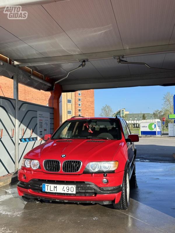 Sarkans BMW X5 2002 Šauļi, ar dzinēja tilpumu 4.60 L un nobraukumu 231 tūkst. km par 5500 €, foto 2 vietnē AUTOMOTO.COM.LV