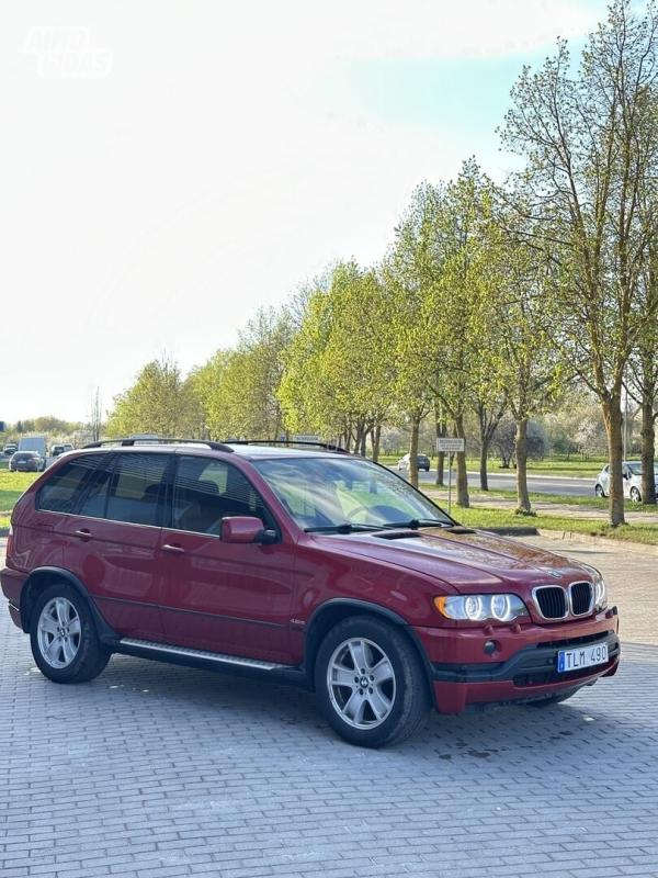 Sarkans BMW X5 2002 Šauļi, ar dzinēja tilpumu 4.60 L un nobraukumu 231 tūkst. km par 5500 €, foto 5 vietnē AUTOMOTO.COM.LV